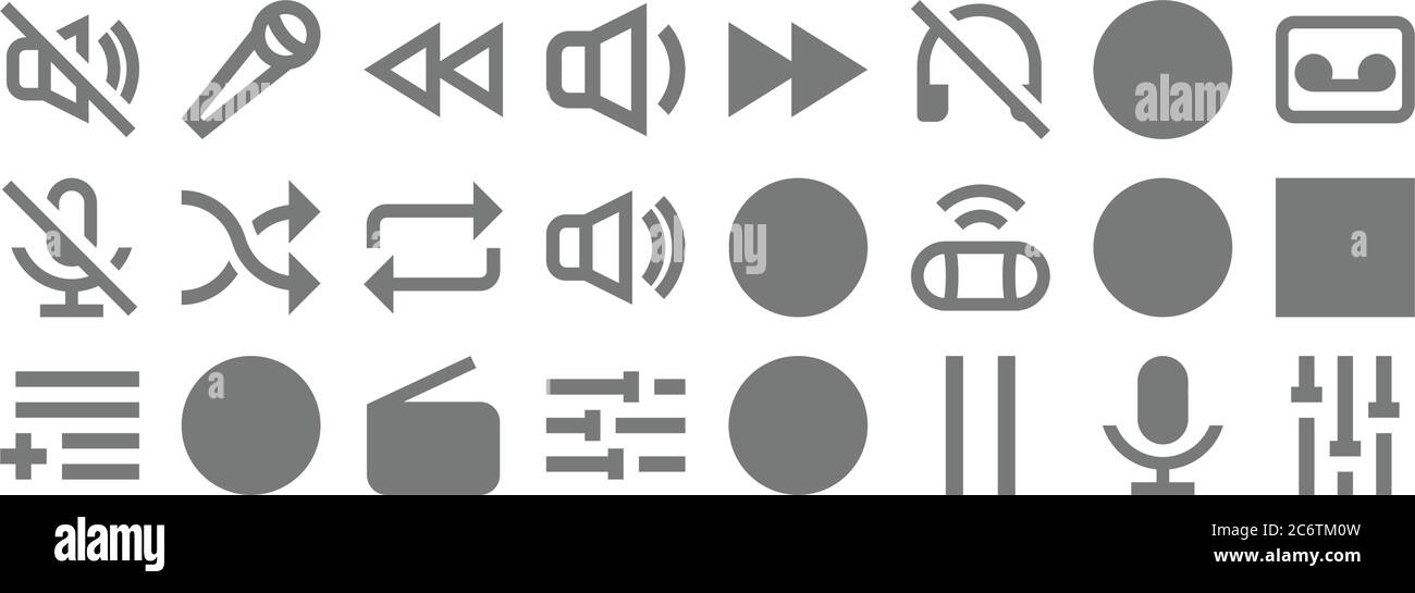 Cassette button pause Black and White Stock Photos & Images - Alamy