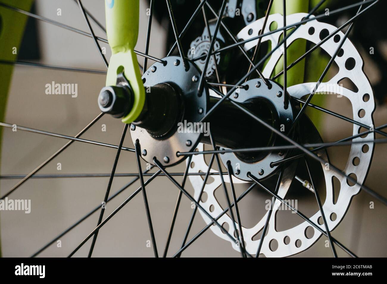 Bicycle wheel disc brake hi-res stock photography and images - Alamy