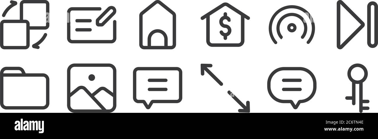 Fullscreen Stock Vector Images - Alamy