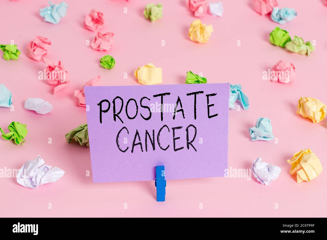 Handwriting text writing Prostate Cancer. Conceptual photo development ...