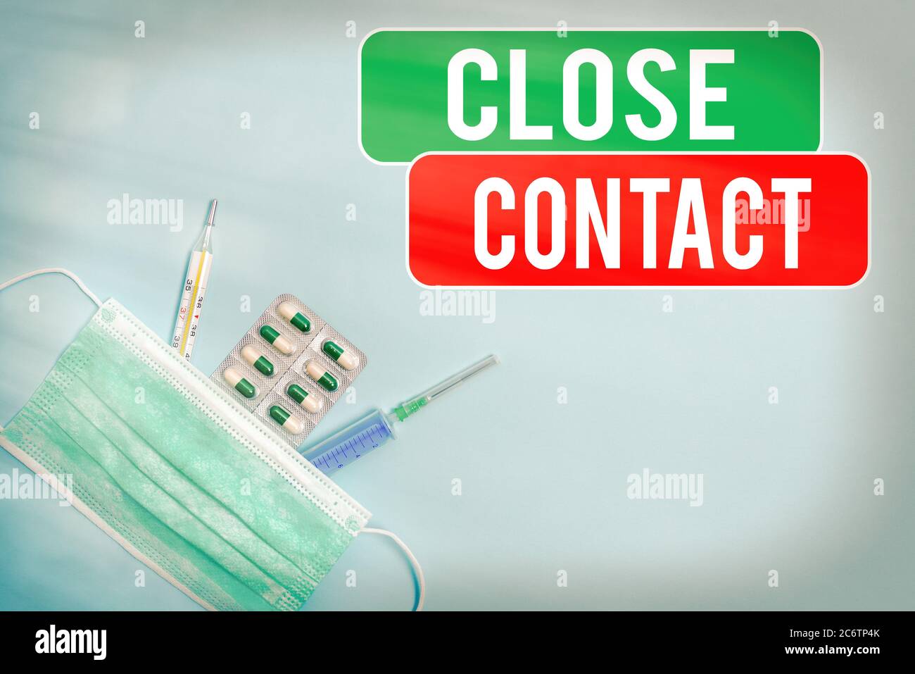 Text sign showing Close Contact. Business photo showcasing having a ...
