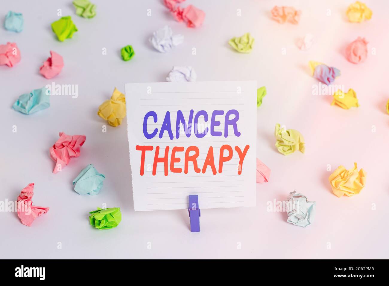 Word writing text Cancer Therapy. Business photo showcasing the ...