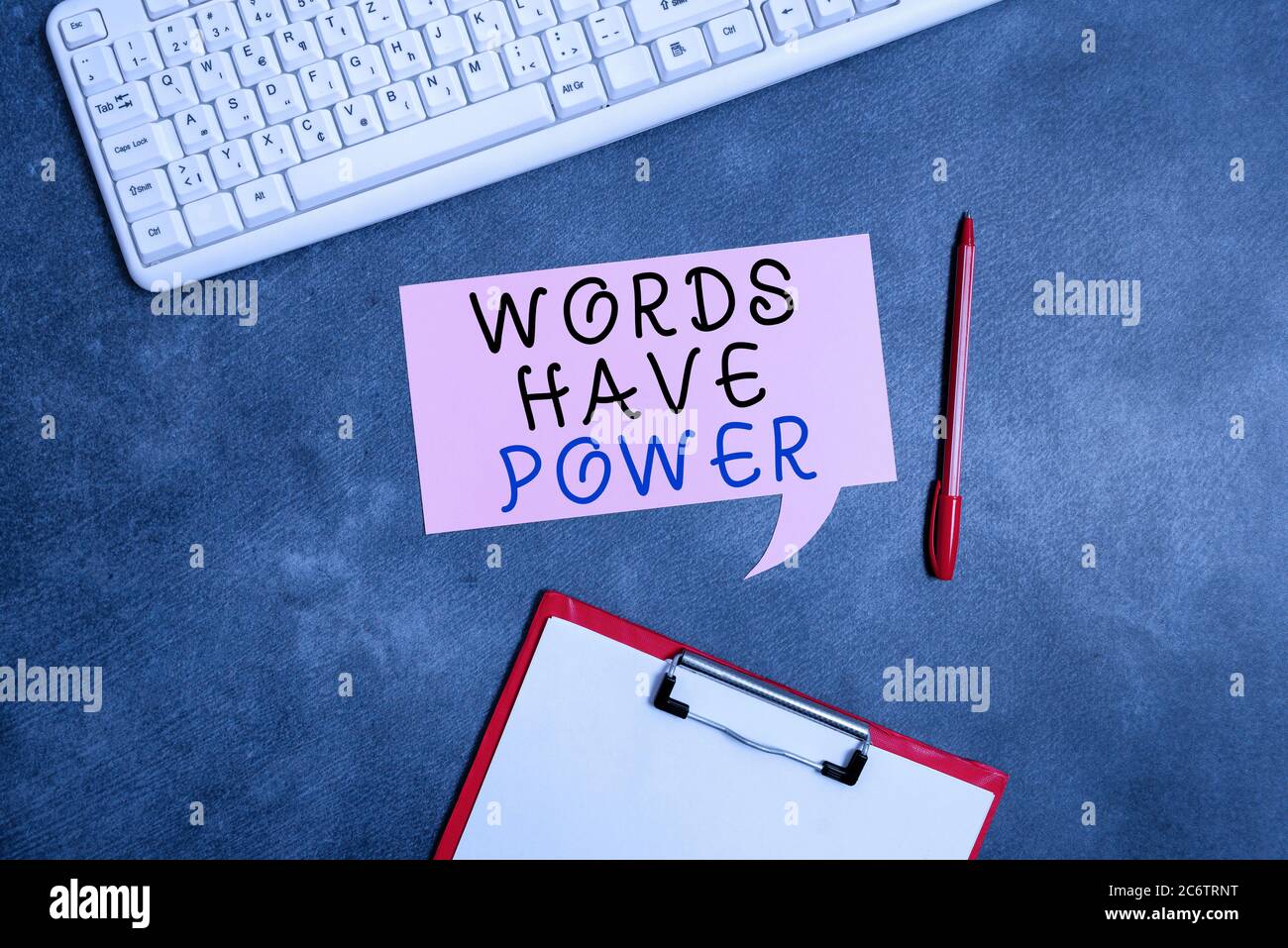 Conceptual hand writing showing Words Have Power. Concept meaning ...