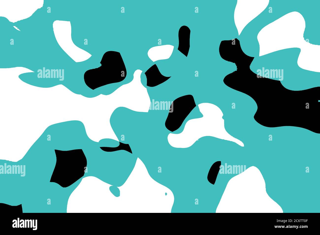 Turquoise, white and black shapes, abstract background, 8-bits retro ...