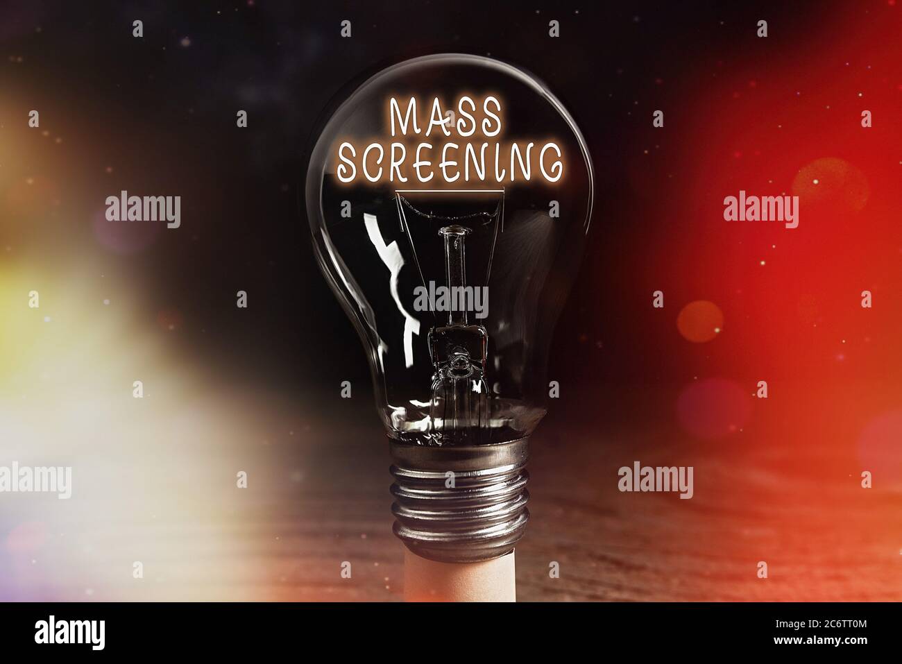 Conceptual hand writing showing Mass Screening. Concept meaning health ...