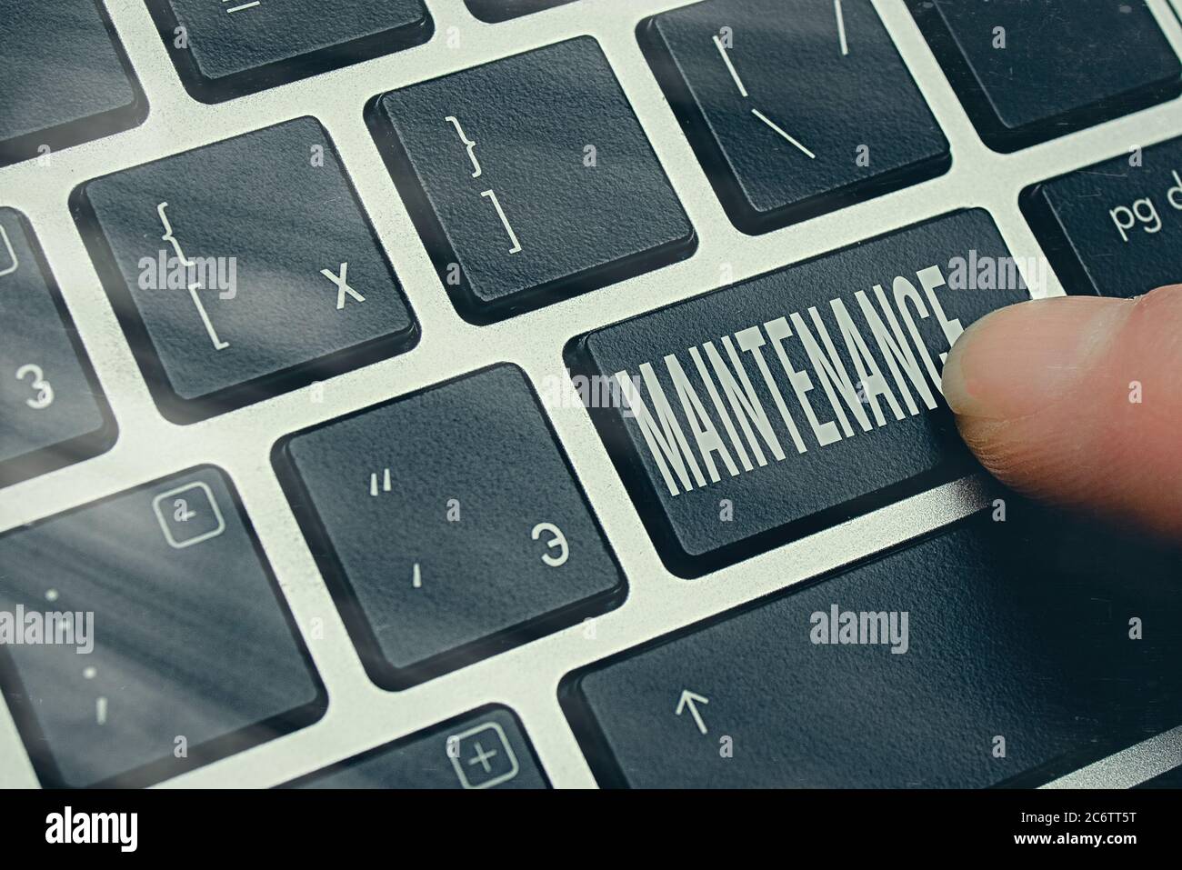 Handwriting text writing Maintenance. Conceptual photo method of ...