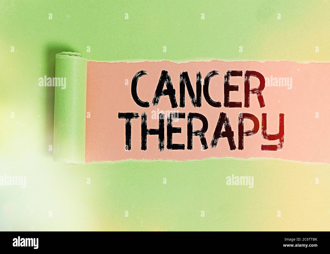 Text sign showing Cancer Therapy. Business photo showcasing the ...