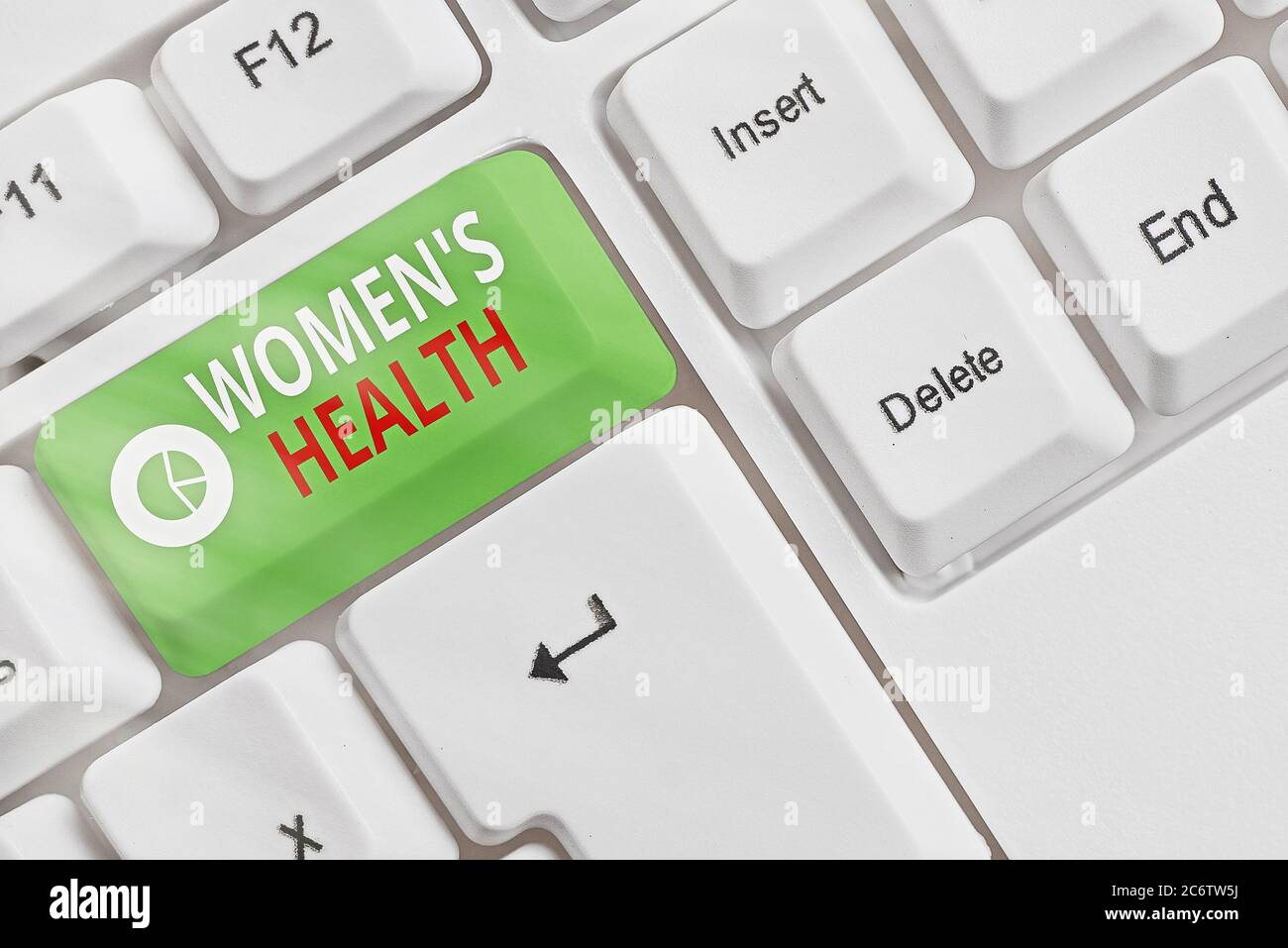 Handwriting text writing Womens Health. Conceptual photo treatment and ...