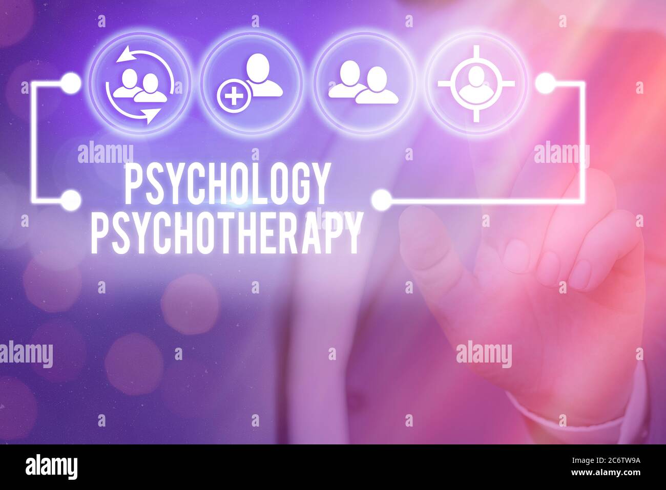 Handwriting text writing Psychology Psychotherapy. Conceptual photo use ...