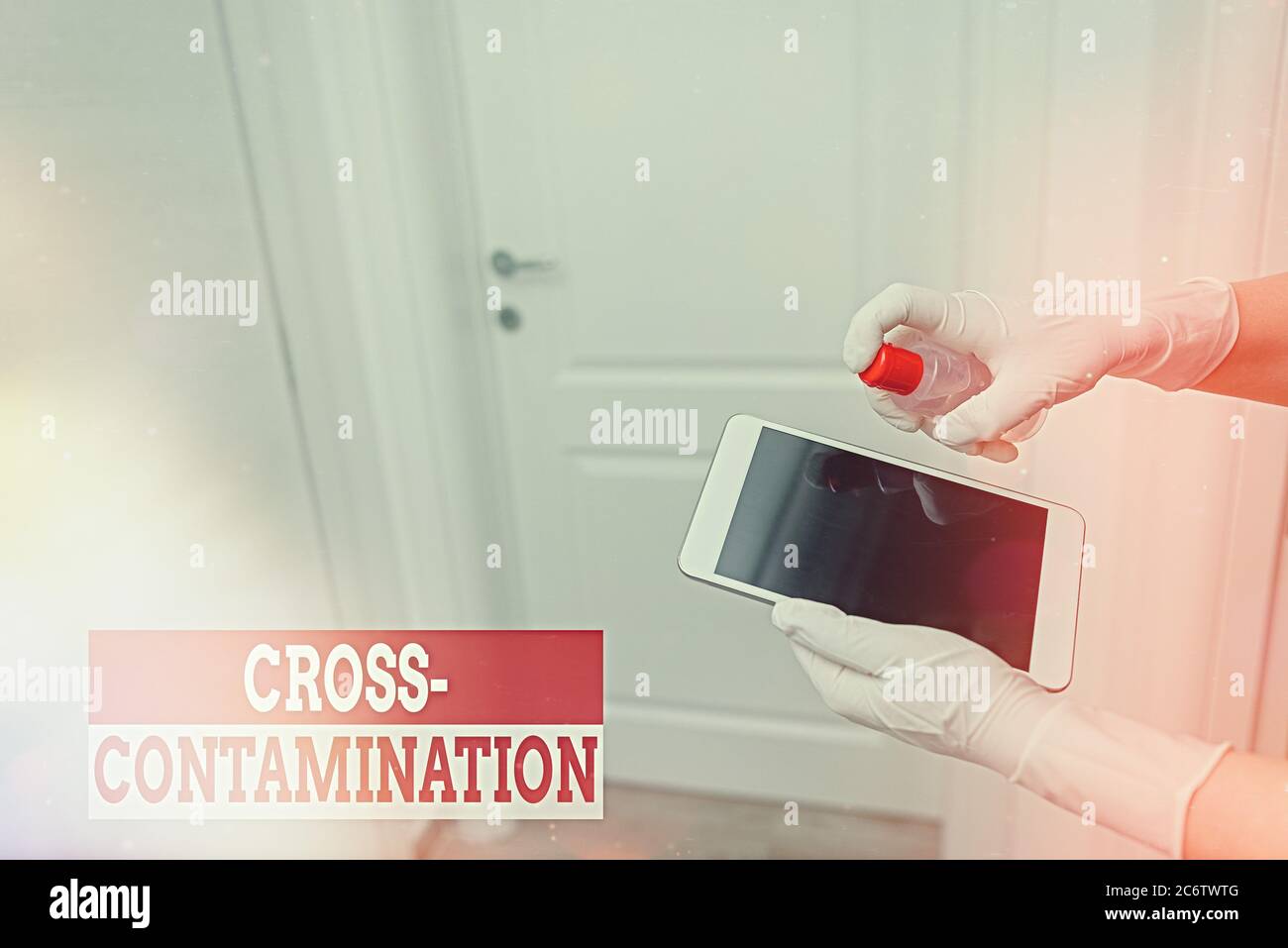 Word writing text Cross Contamination. Business photo showcasing ...