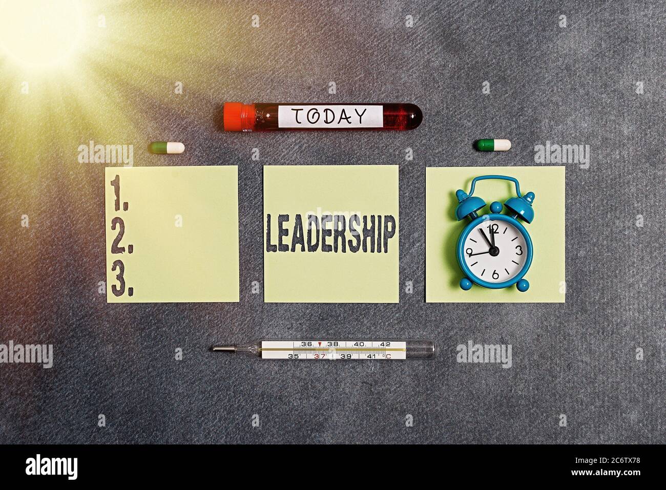 Writing note showing Leadership. Business concept for art of motivating ...