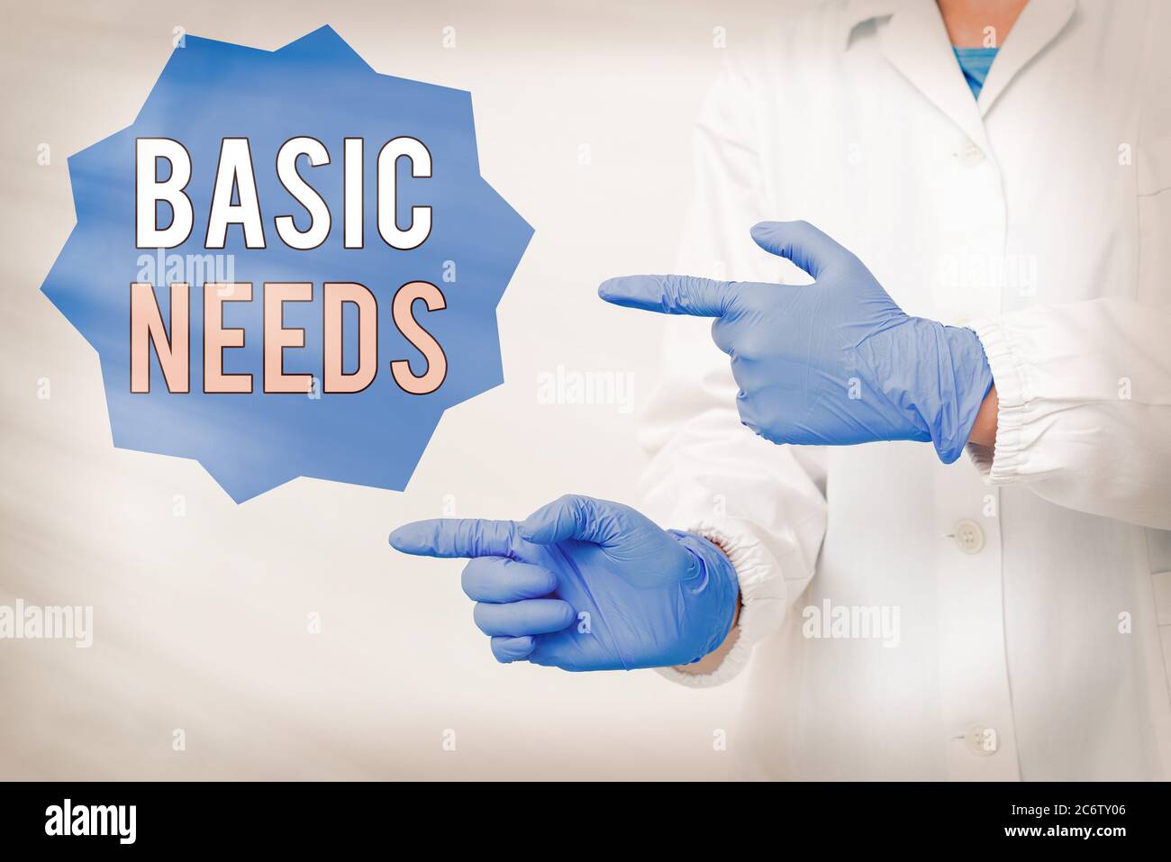 Writing note showing Basic Needs. Business concept for necessary to ...