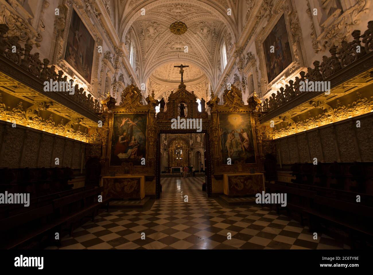 Interiors of the Monastery of Our Lady of the Assumption 'La Cartuja ...