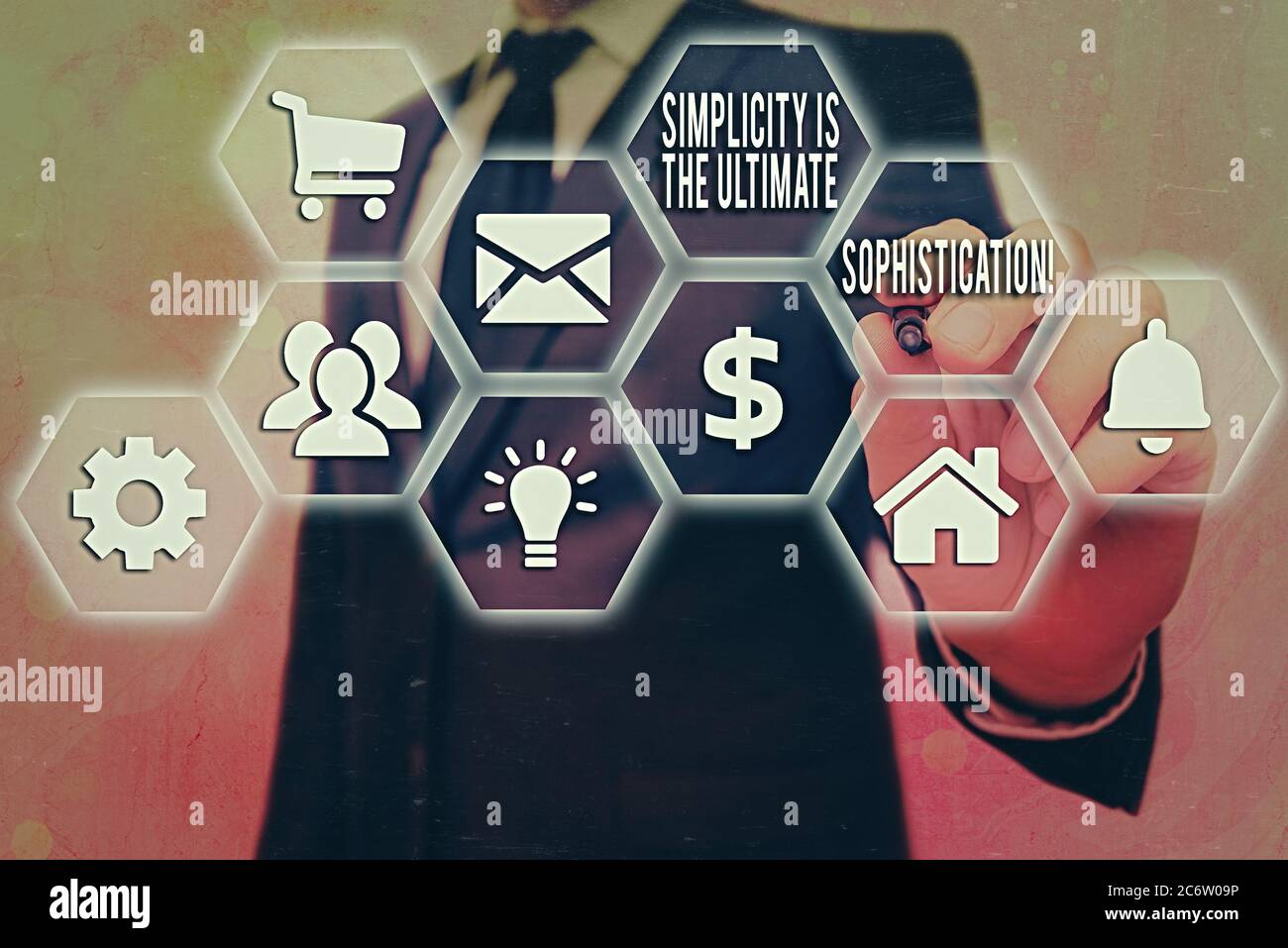 Conceptual hand writing showing Simplicity Is The Ultimate ...