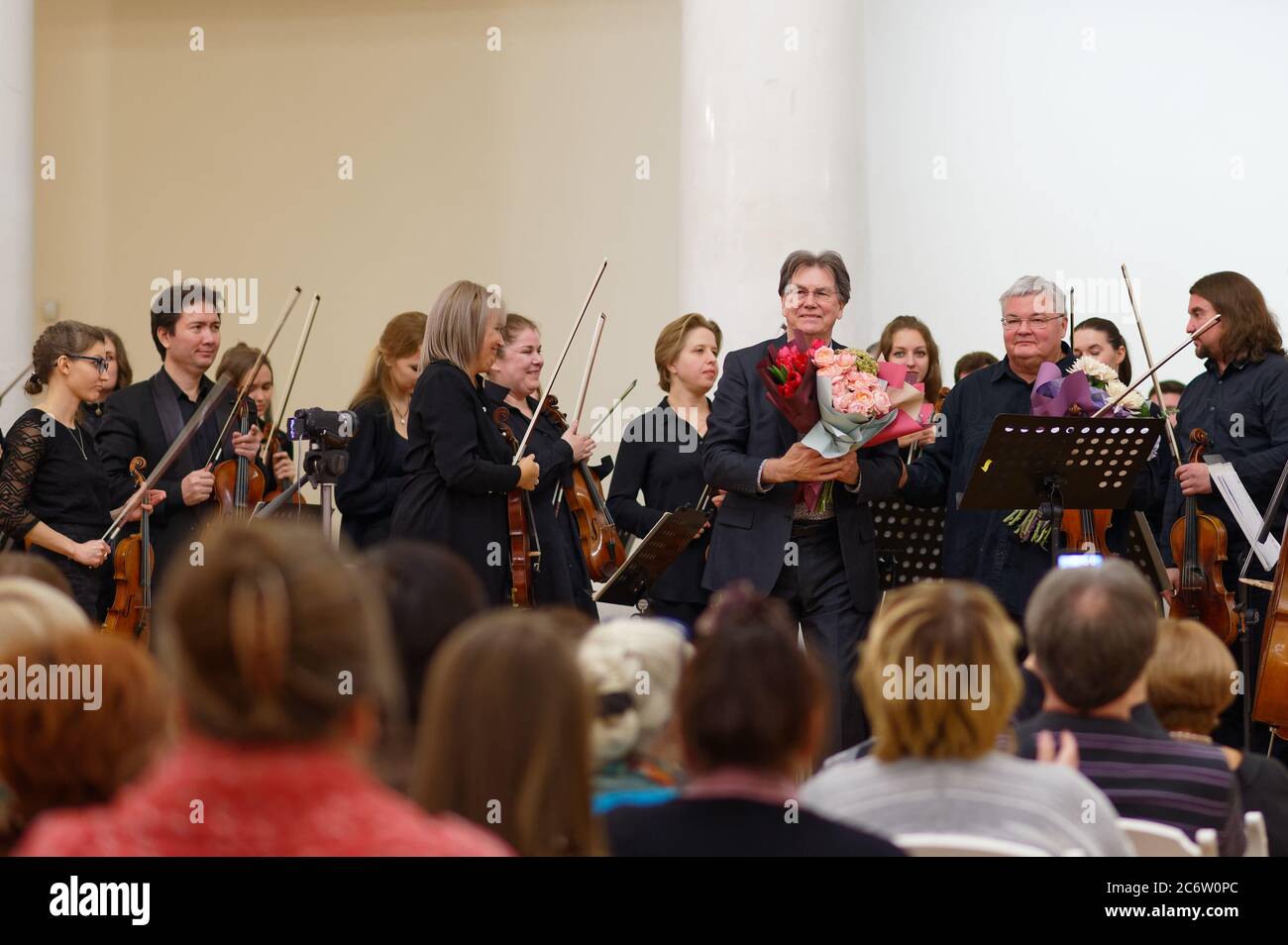 St. Petersburg, Russia - October 8, 2019: Australian composer Barry ...