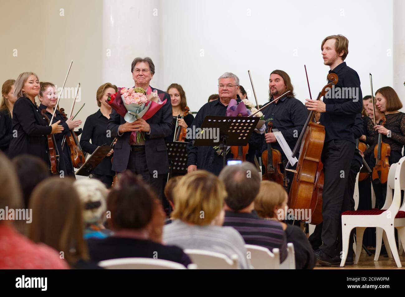 Symphony Conductor From Behind