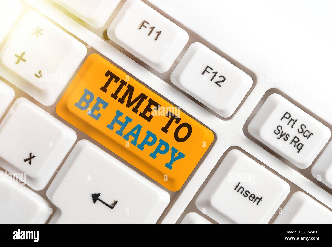 Writing note showing Time To Be Happy. Business concept for meaningful ...
