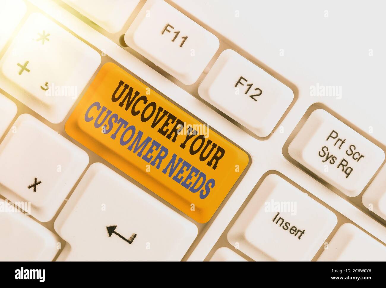 Writing note showing Uncover Your Customer Needs. Business concept for ...