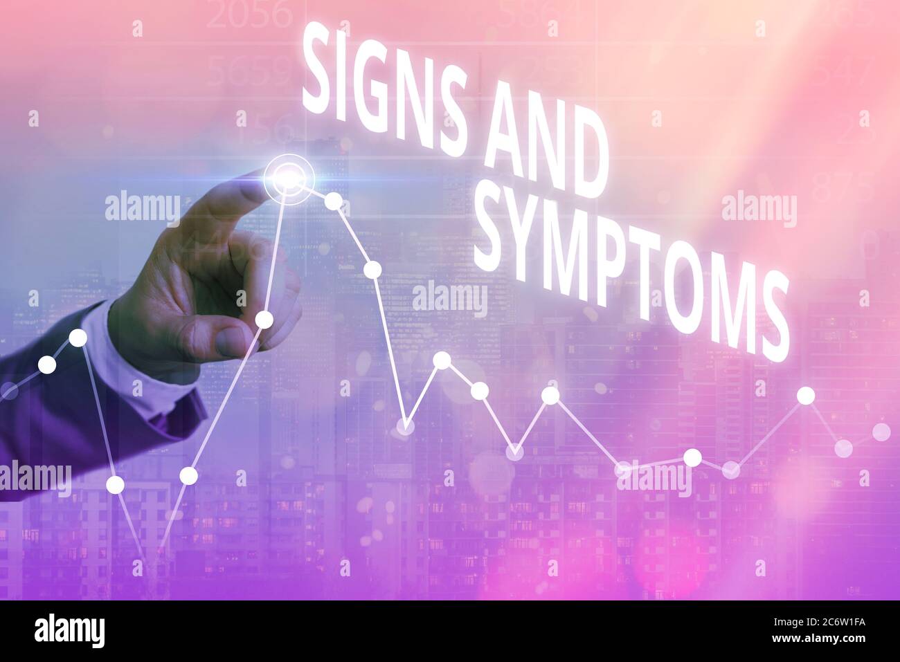 Word writing text Signs And Symptoms. Business photo showcasing ...