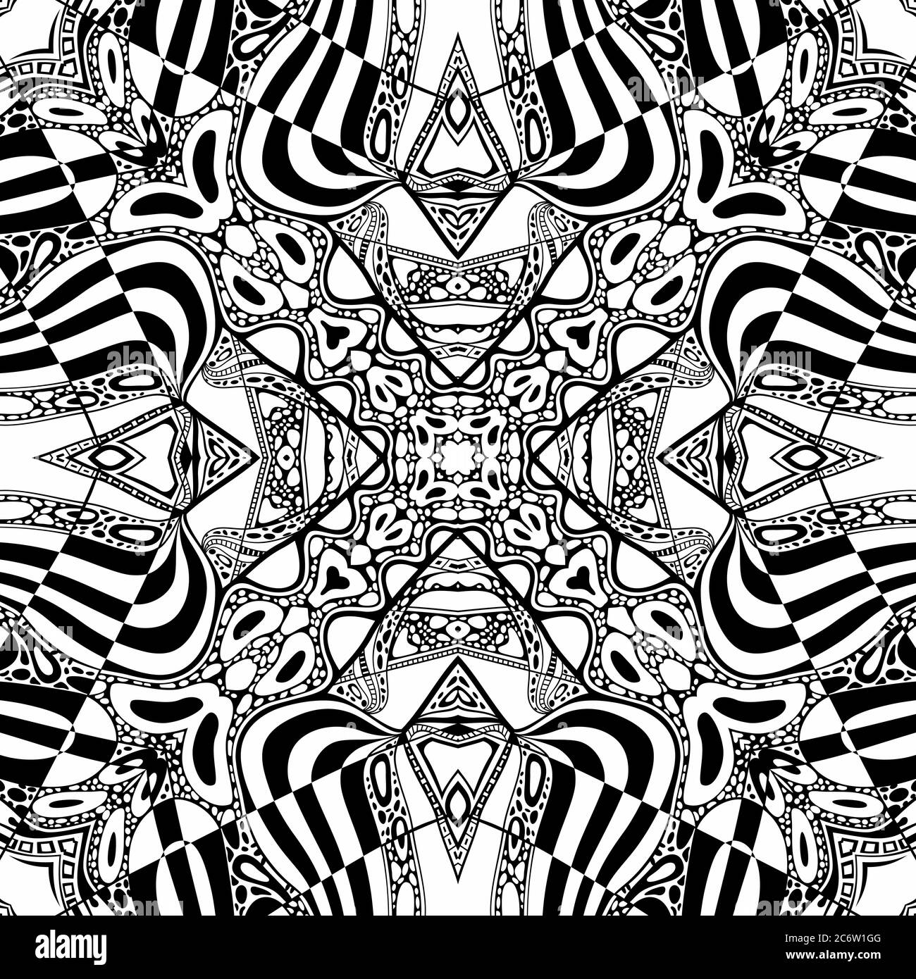 Vector abstract modern cartoon seamless pattern Stock Vector Image ...