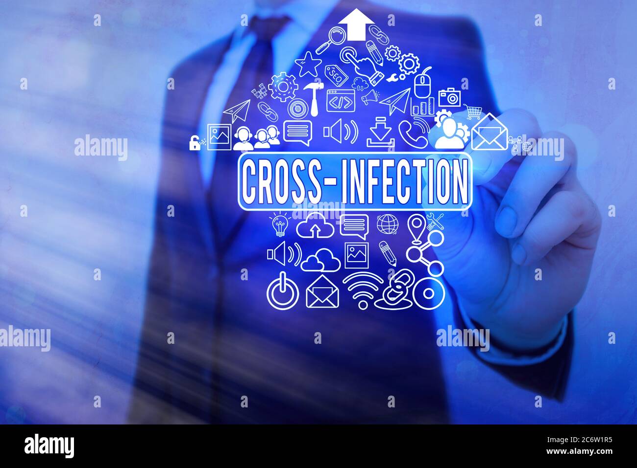 Word writing text Cross Infection. Business photo showcasing ...
