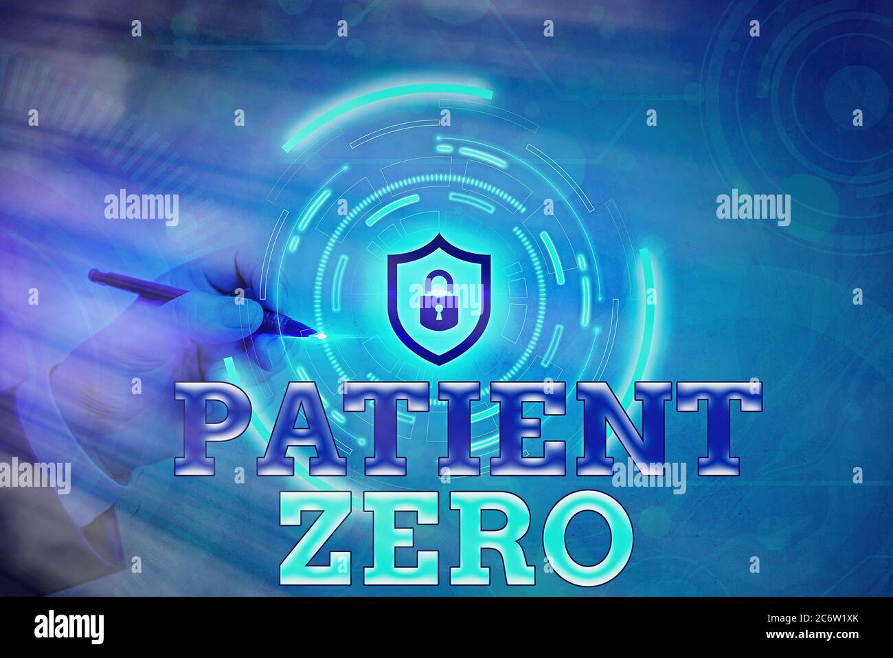 Conceptual hand writing showing Patient Zero. Concept meaning primary ...