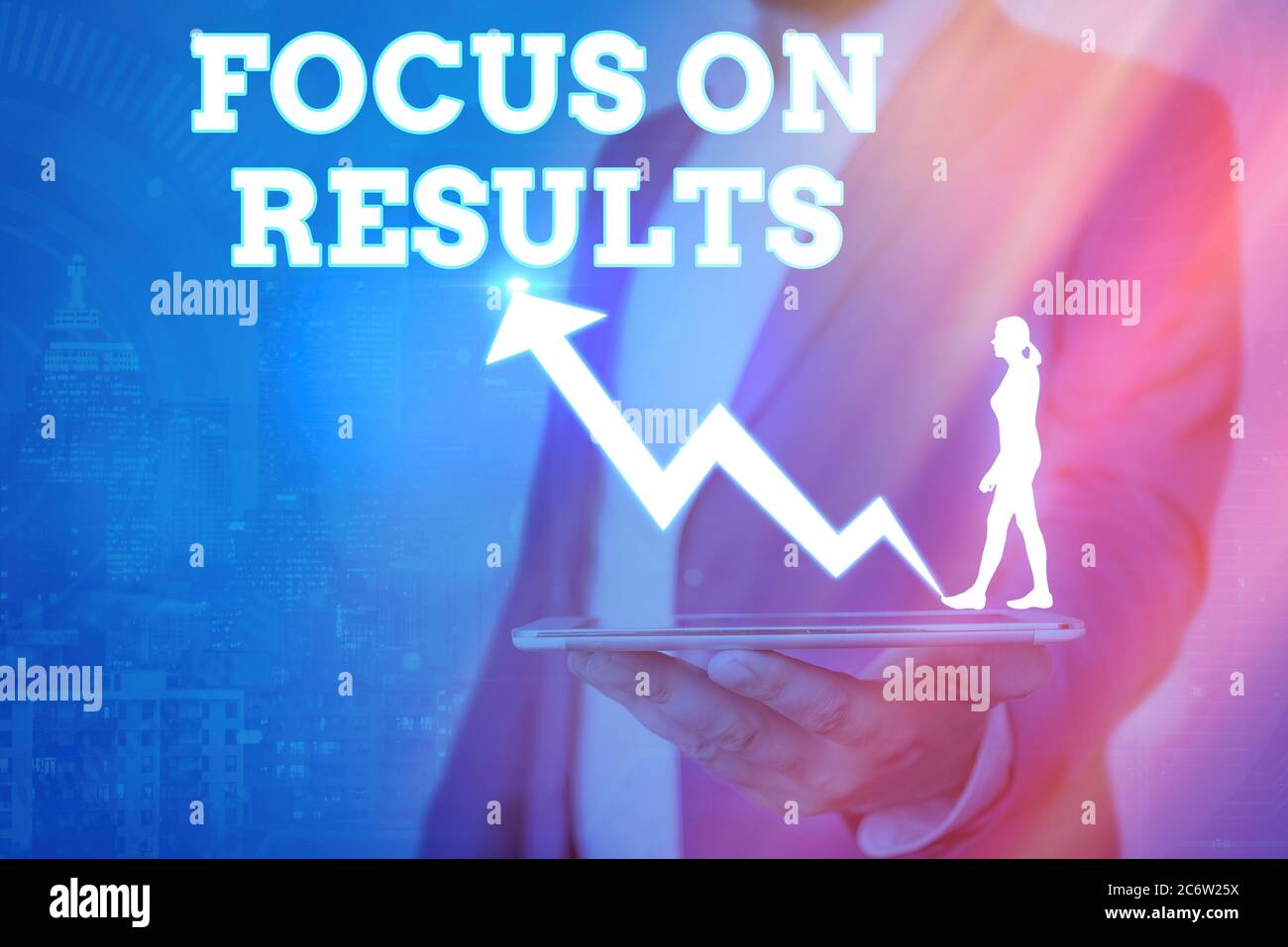 Word writing text Focus On Results. Business photo showcasing ...