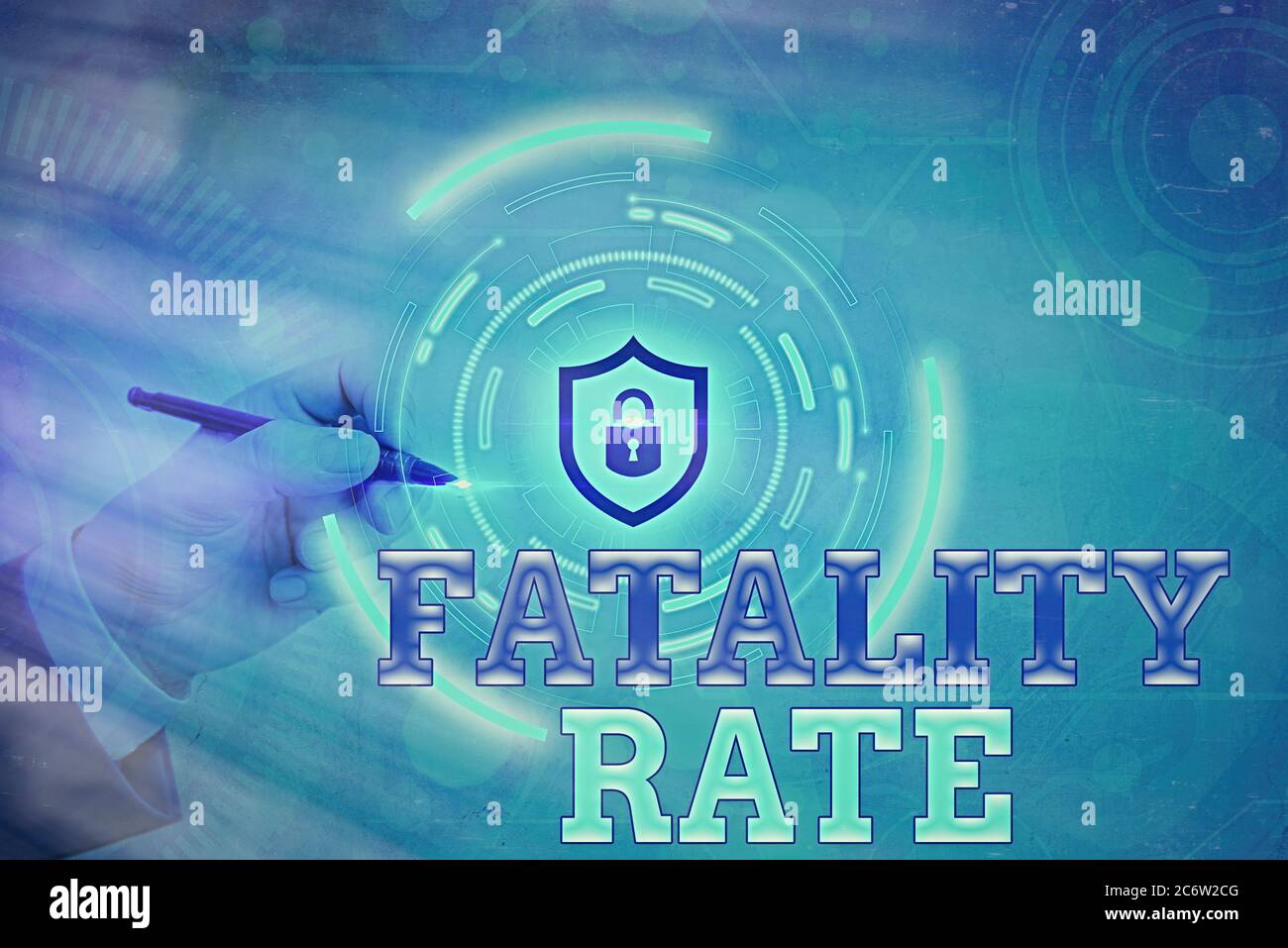 Conceptual hand writing showing Fatality Rate. Concept meaning ...