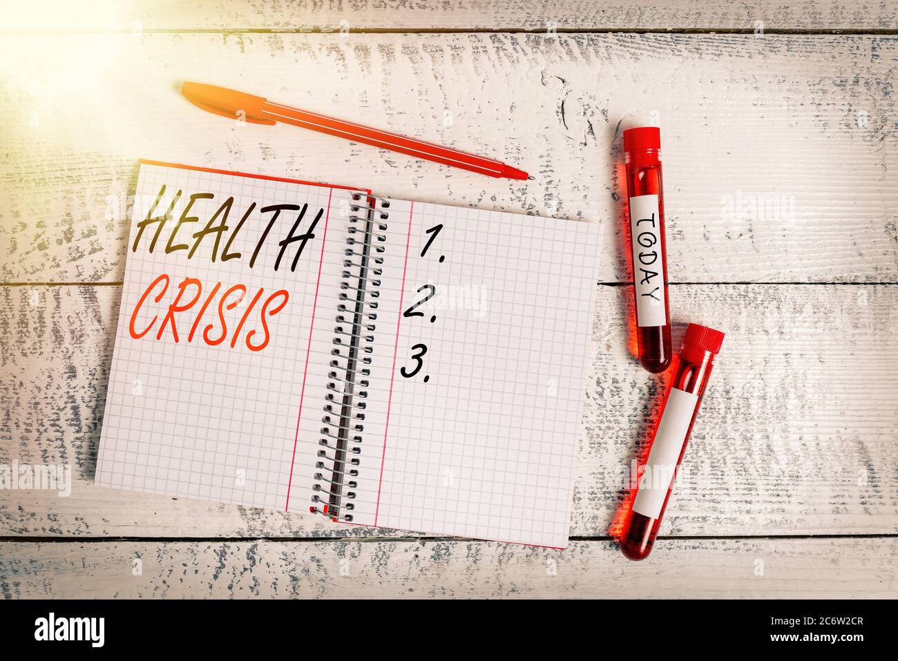 Conceptual hand writing showing Health Crisis. Concept meaning fitness ...