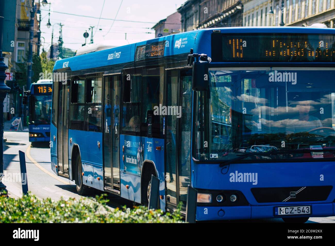 Budapest Hungary july 11, 2020 View of a traditional Hungarian public ...