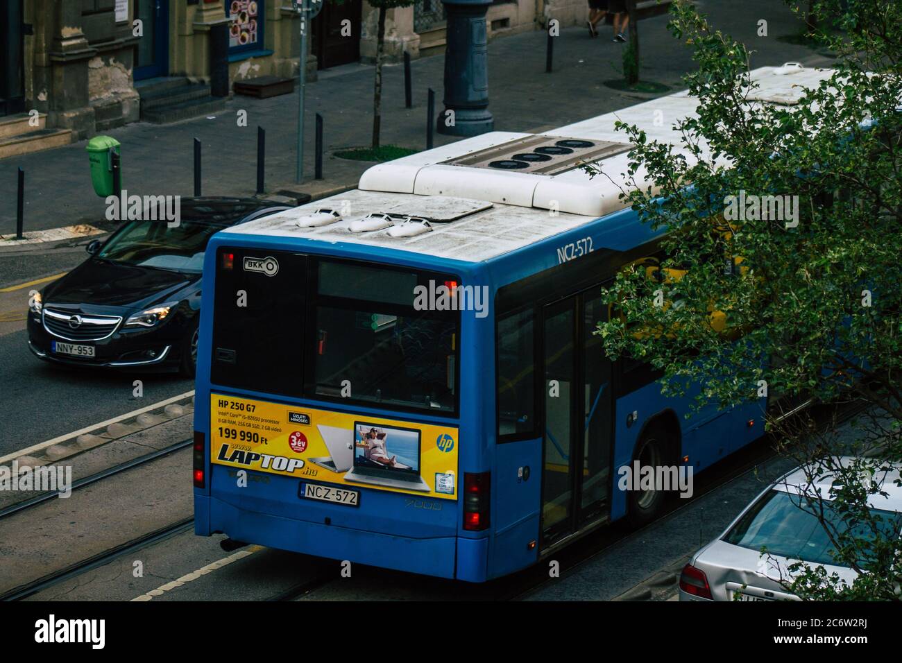 Budapest Hungary july 11, 2020 View of a traditional Hungarian public ...
