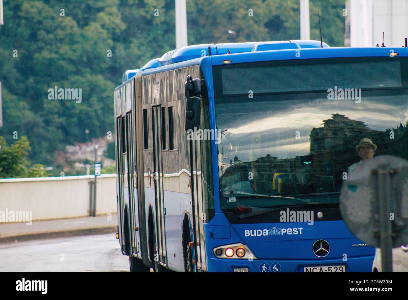 Budapest Hungary july 11, 2020 View of a traditional Hungarian public ...