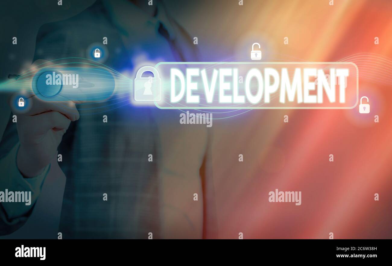 Word writing text Development. Business photo showcasing a cycle in ...