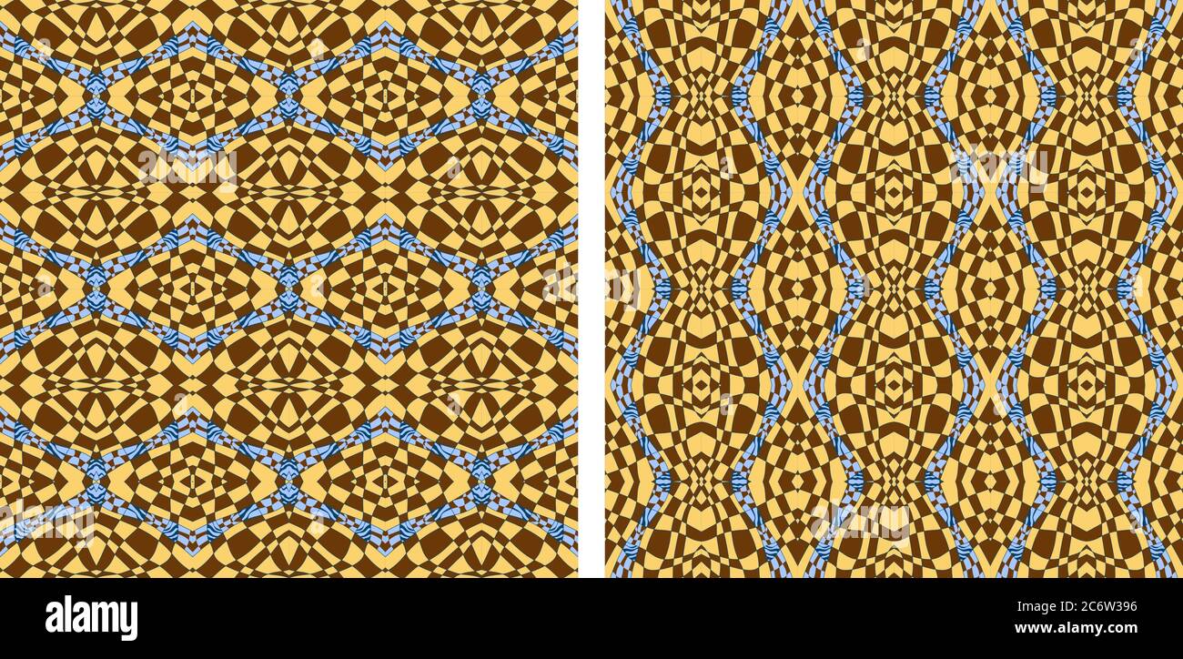 Vector abstract color grid patterns set Stock Vector Image & Art - Alamy