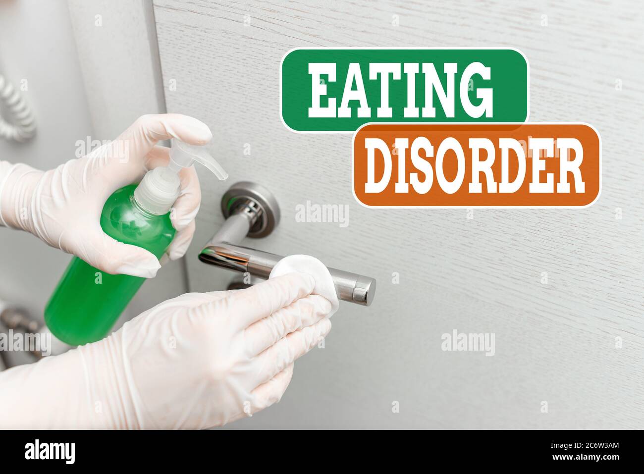 Conceptual hand writing showing Eating Disorder. Concept meaning ...