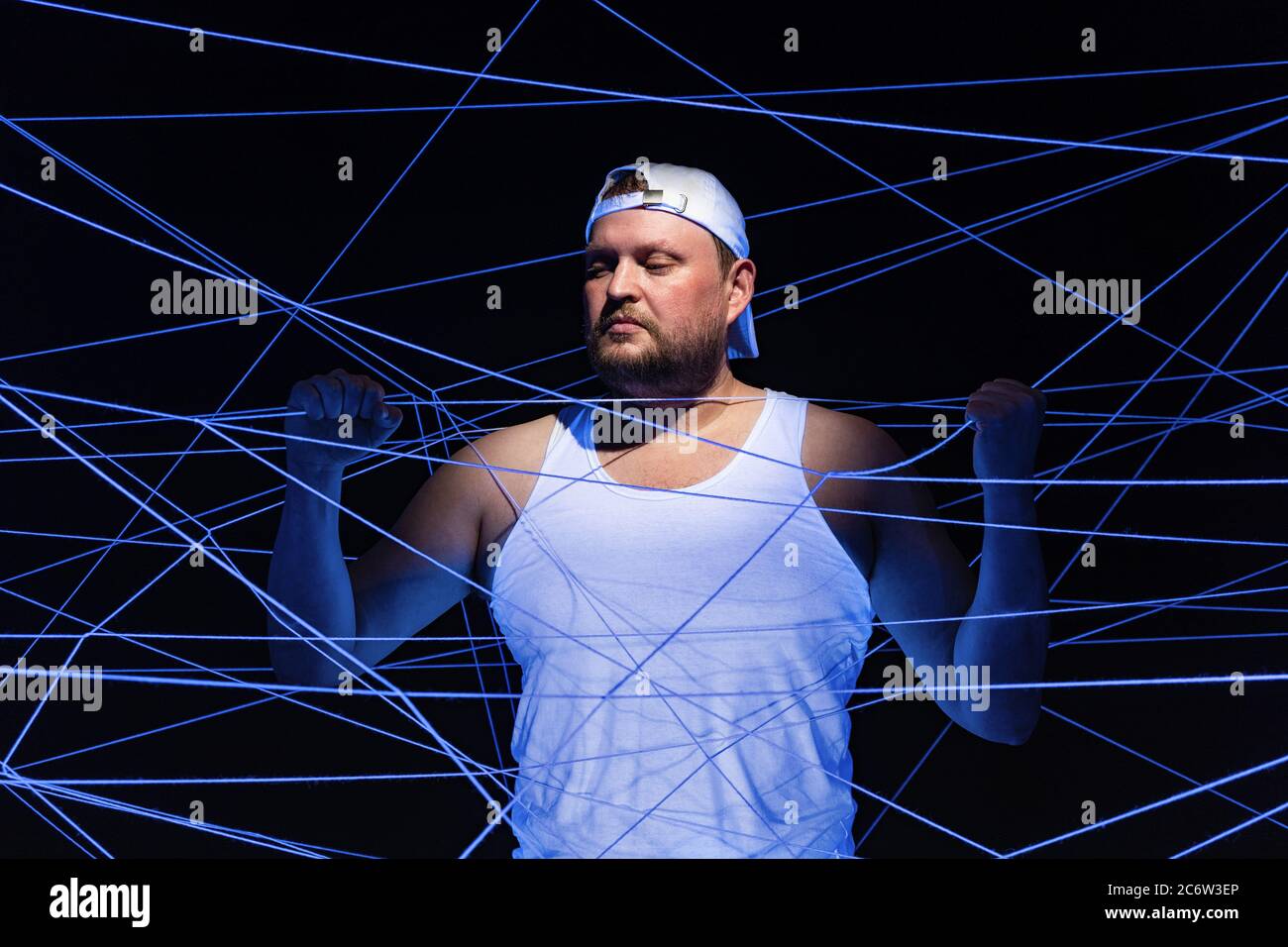 Fat white man hi-res stock photography and images - Alamy