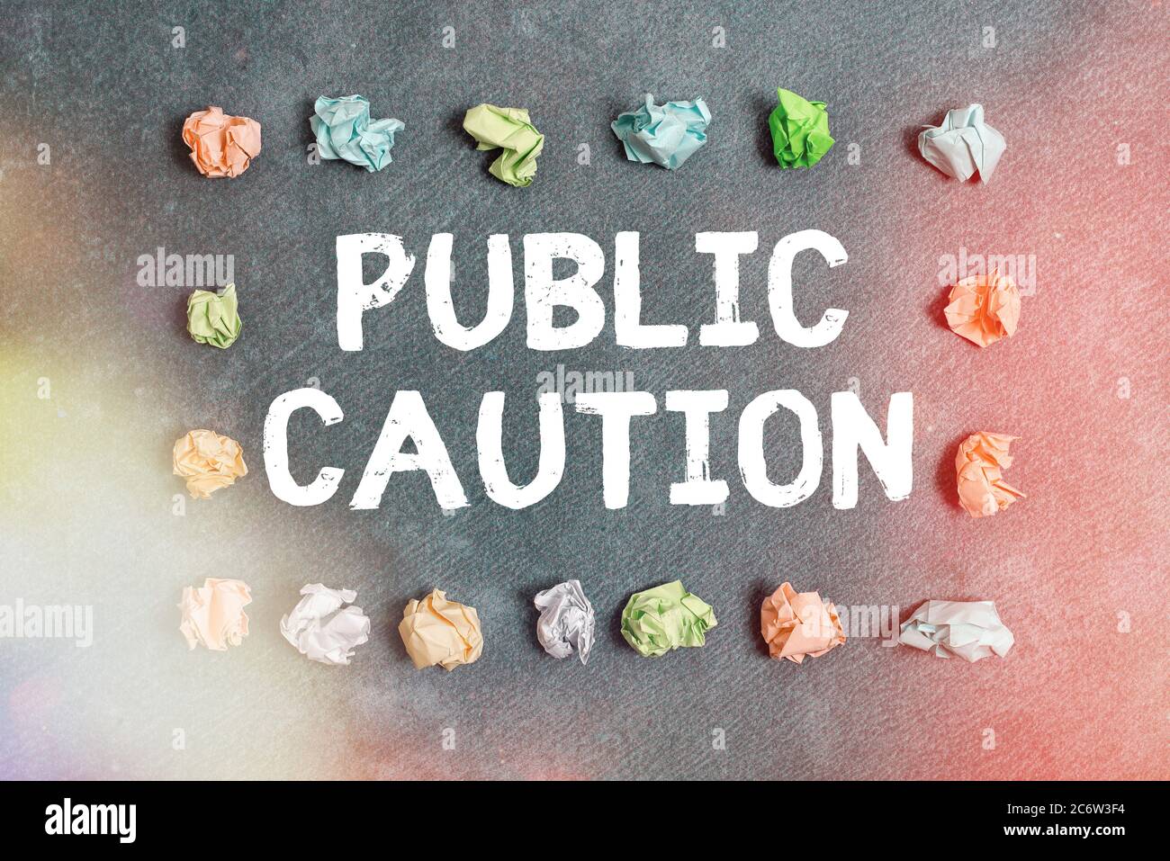 Handwriting text writing Public Caution. Conceptual photo formal ...