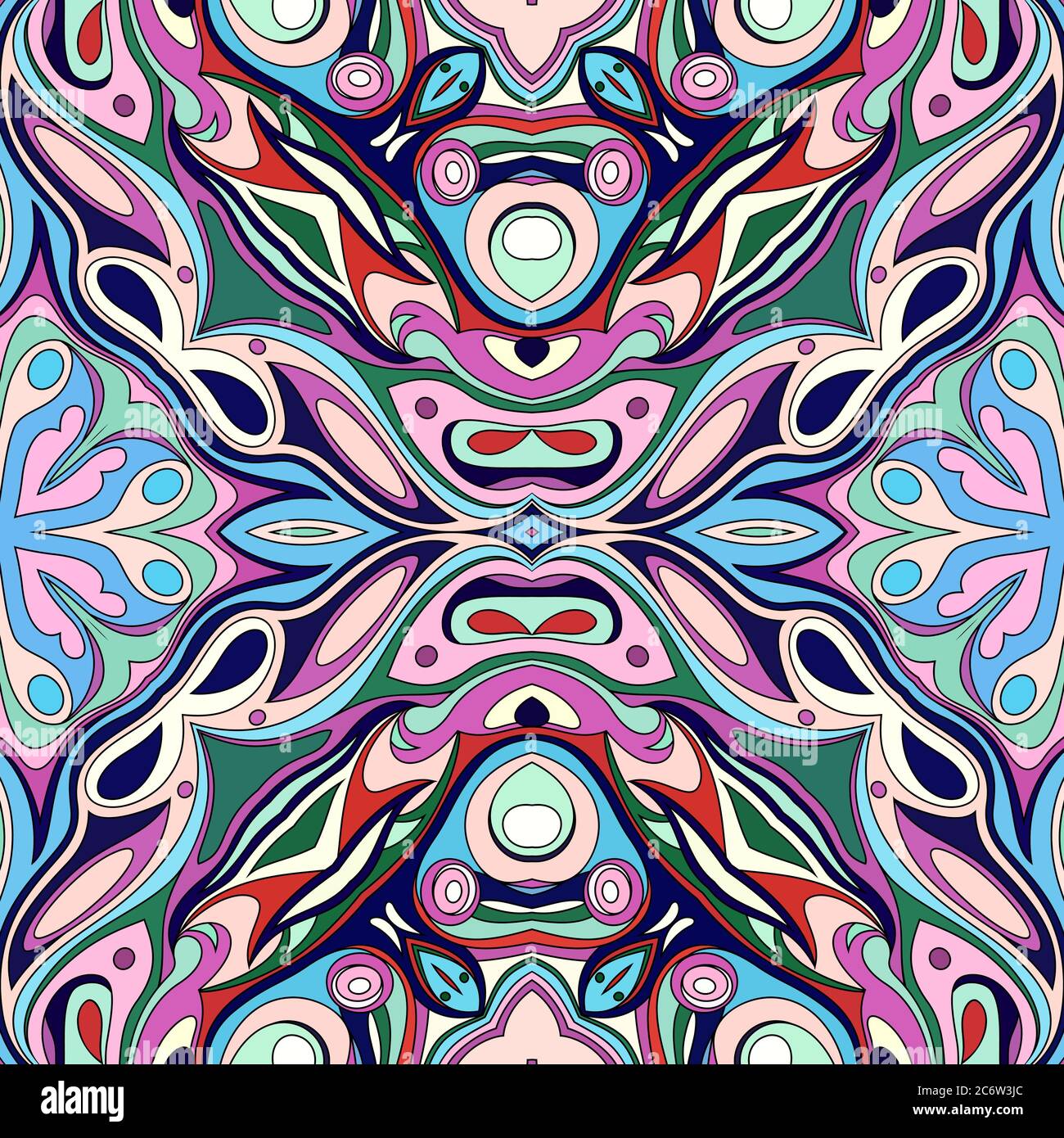 Vector abstract seamless pattern Stock Vector Image & Art - Alamy