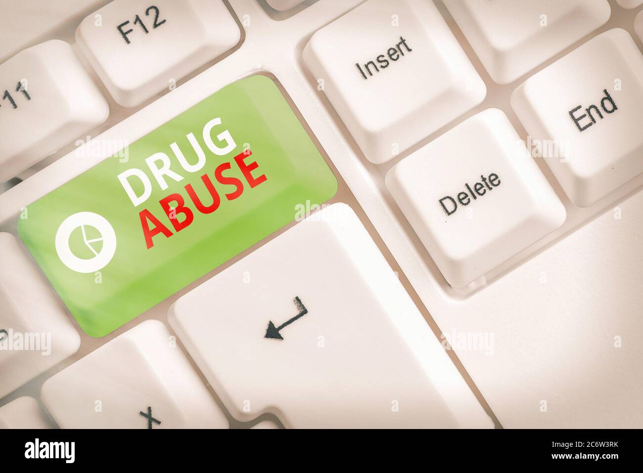 Handwriting text writing Drug Abuse. Conceptual photo the habitual ...