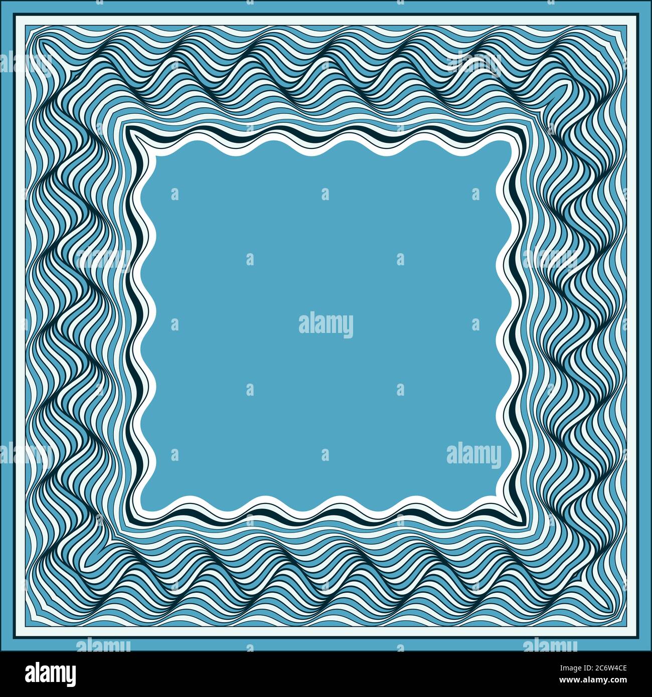 Vector abstract border with distortion effect Stock Vector Image & Art ...