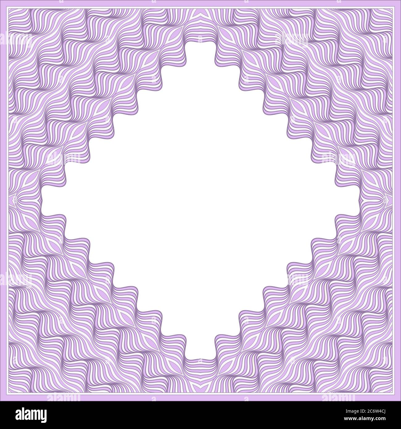 Vector abstract border with distortion effect Stock Vector Image & Art ...