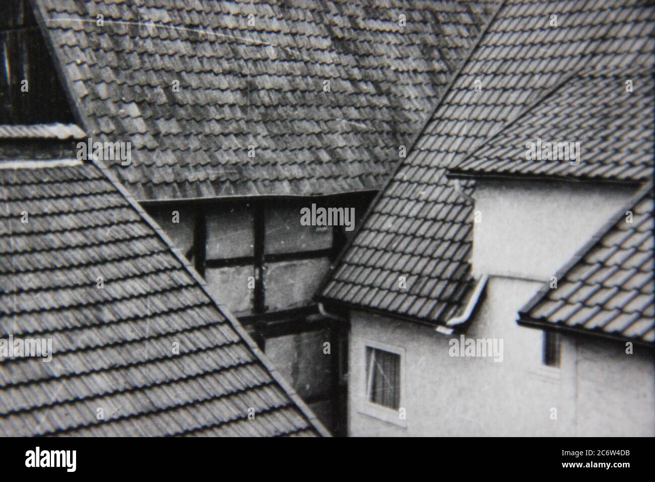 Fine 70s vintage black and white lifestyle photography of a bunch of ...