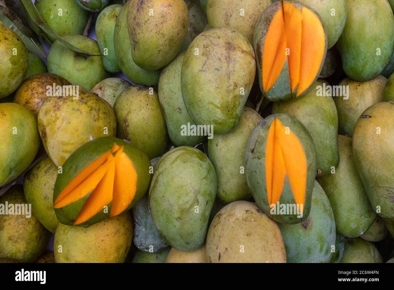 Seasonal delisious sweet mango shop . I captured this image from Dhaka ...