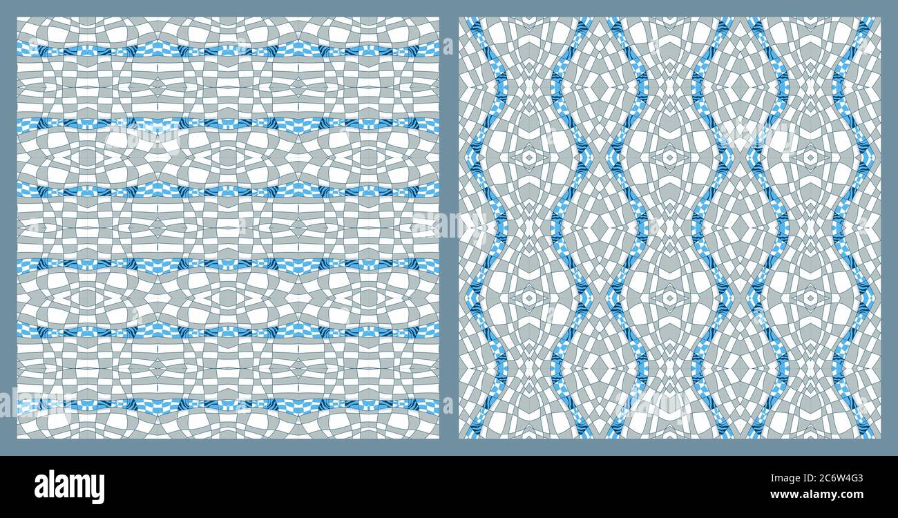 Vector abstract color grid patterns set Stock Vector Image & Art - Alamy