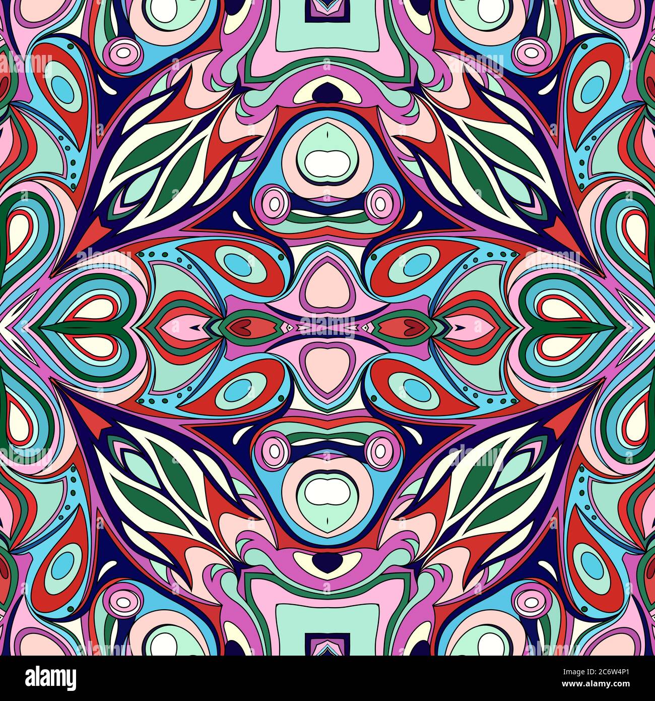 Vector Abstract Seamless Pattern Stock Vector Image And Art Alamy