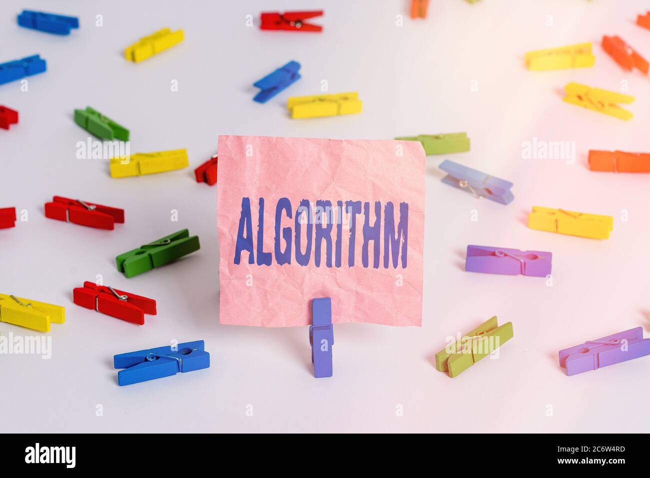 Conceptual hand writing showing Algorithm. Concept meaning a method or ...