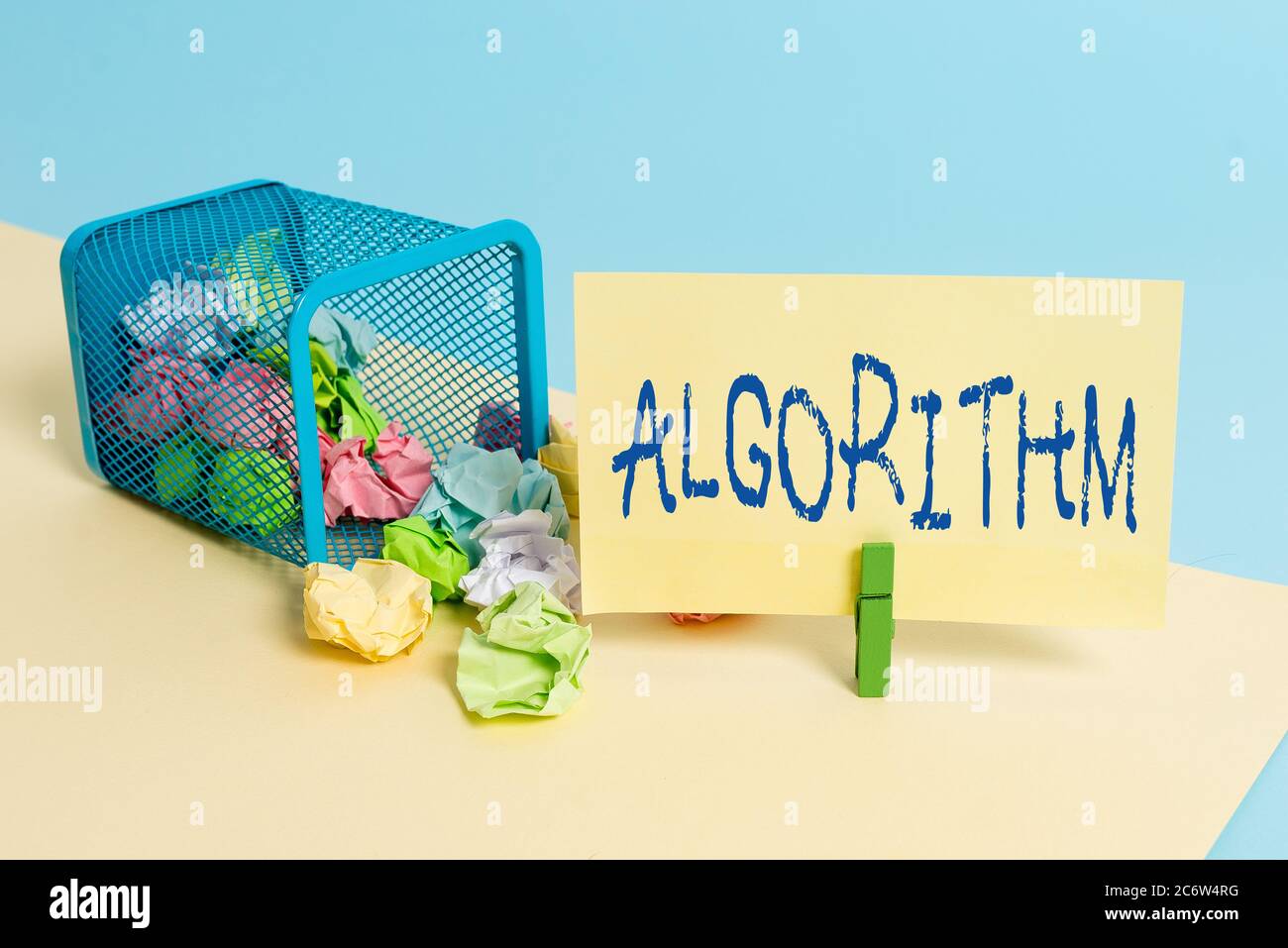 Handwriting text writing Algorithm. Conceptual photo a method or set of rules for calculations ...