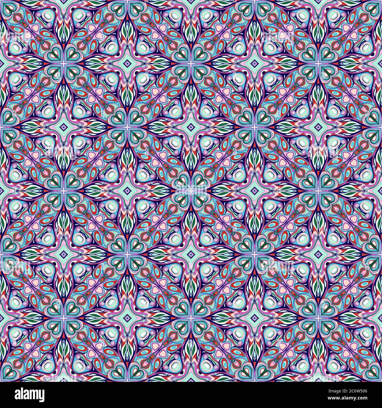 Vector Abstract Seamless Pattern Stock Vector Image & Art - Alamy