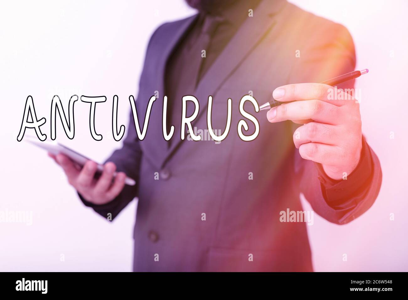 Handwriting text writing Antivirus. Conceptual photo suitable for the ...