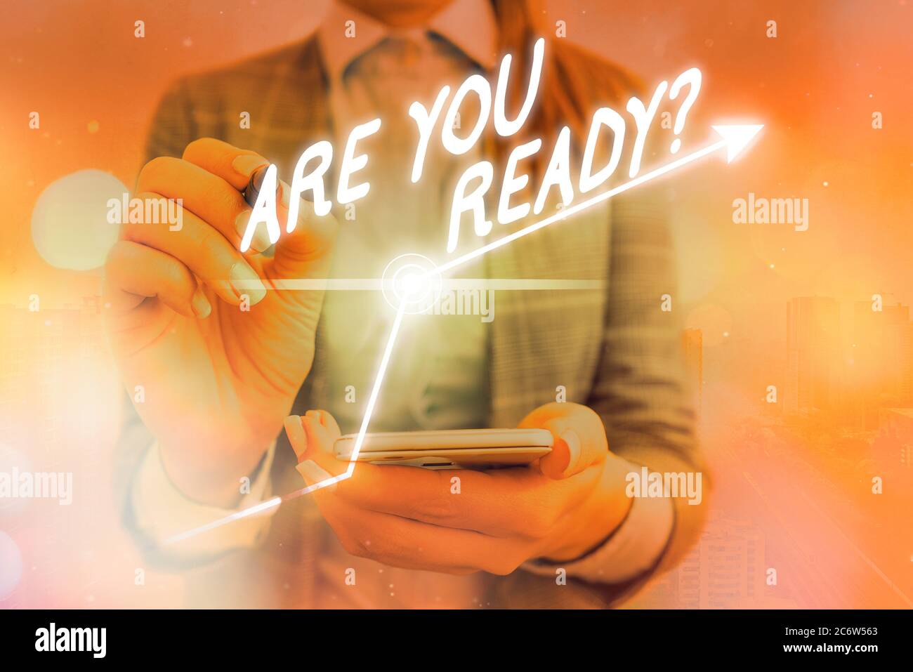 Word writing text Are You Ready Question. Business photo showcasing ...